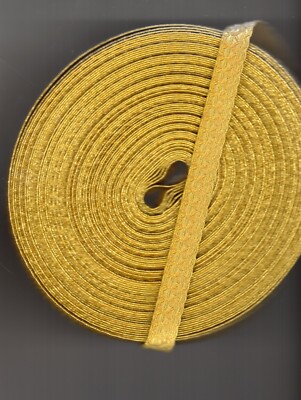 Mylar Braid 13mm Gold for Masonic Apron/Military Uniform/RAF Navy/Army ...