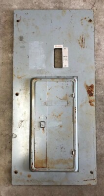 Federal Pacific FPE Panel cover with door approx 14 x 30 Inches NEJ120 ...
