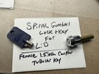 Wizard Spiral Gumball Machine Locks Threaded Screw Tip Bulk Vending Key ...