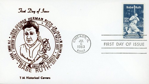 US 2046 FDC Babe Ruth TM Historical | eBay
