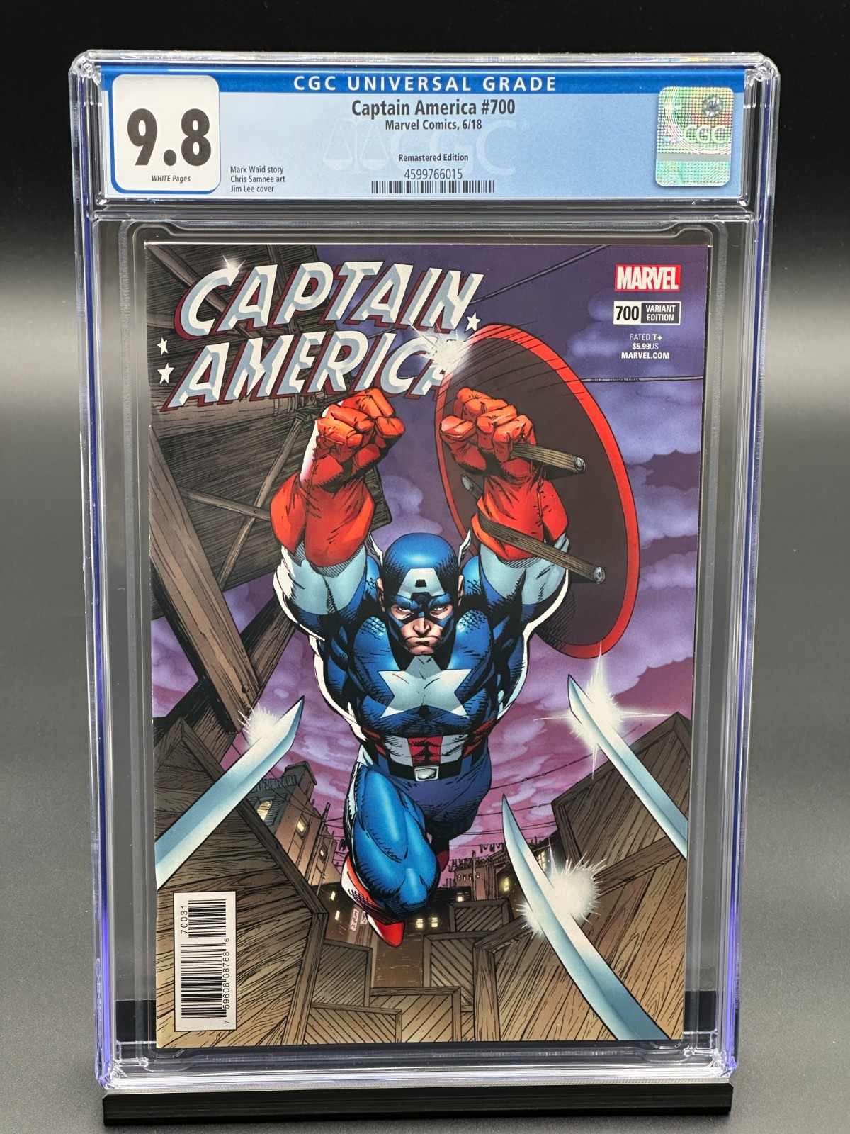 Captain America #700 CGC 9.8 (2018) - Lee Remastered Edition 1:500 | eBay