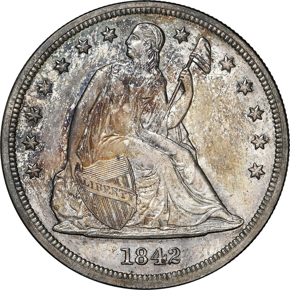 1842 LIBERTY SEATED S$1 PCGS PR 65 | eBay