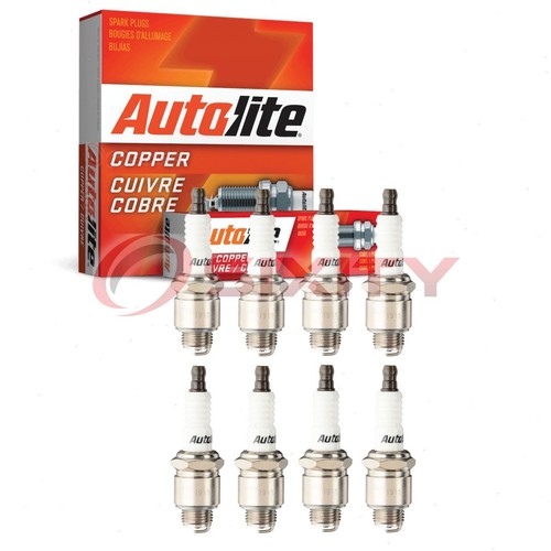 8 pc Autolite Copper Core Spark Plugs for 1942-1950 Chrysler New Yorker ...