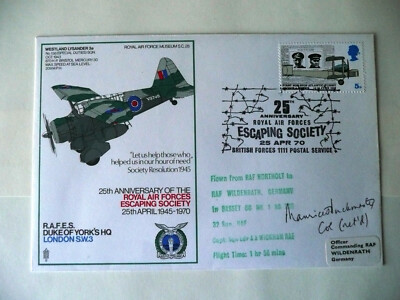 WW2 Head of French Section SOE Colonel Maurice Buckmaster signed cover ...