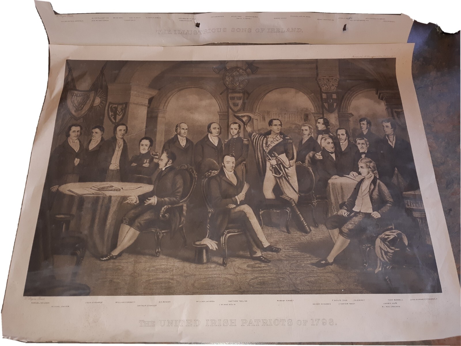 Rare The United Irish Patriots of 1798 ( 1917 print ) | eBay