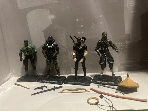 Gi Joe ARAH Ninja Lot Snake Eyes Storm Shadow Hard Master | eBay