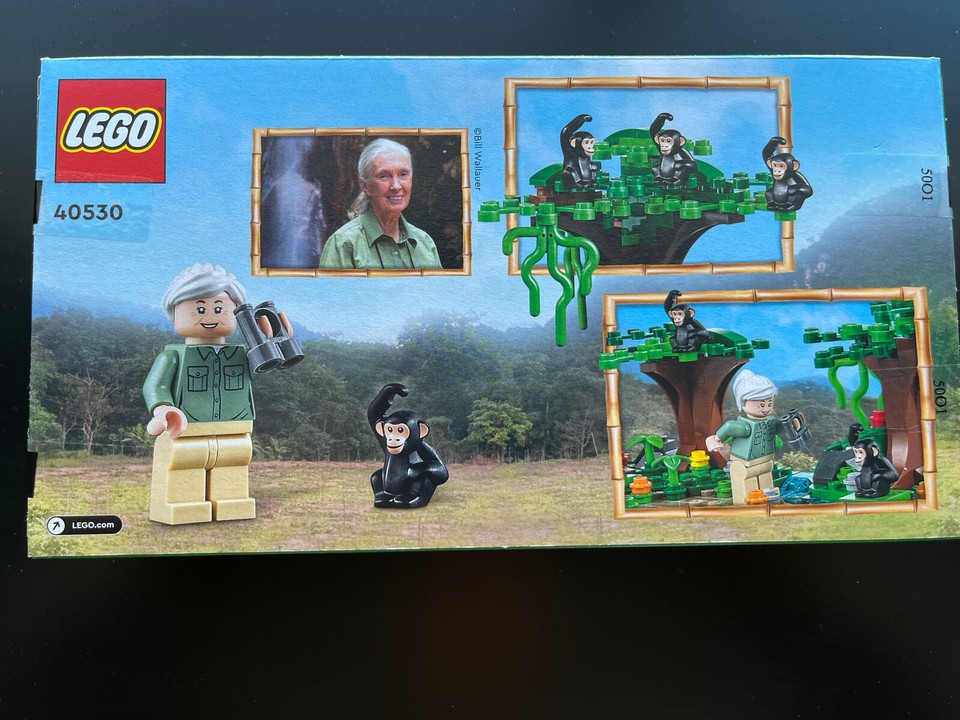 LEGO A Jane Goodall Tribute Set 40530 Fast New Mint In Hand 276 Pieces ...