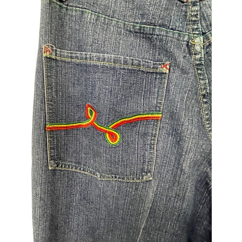 LRG Jeans Mens Hip Hop Streetwear Medium Wash Fade Stretch Straight ...
