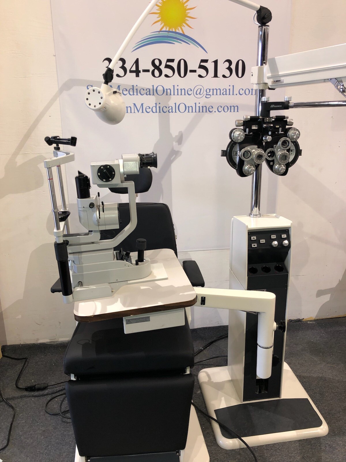 Reliance 7000 7720 exam chair stand Slit Lamp (-) Phoropter Ophthalmic ...