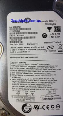 ST3320613AS, 9FZ162-302, CC2H, TK, 9SZ4 Seagate Data Recovery Donor ...