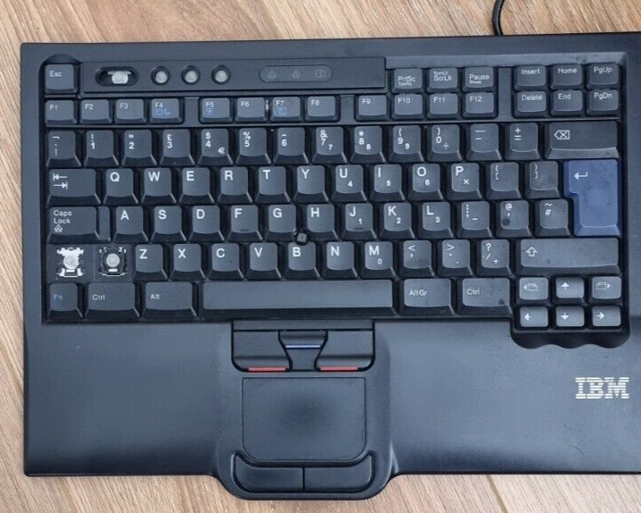 IBM keyboard SK-8840 KEYBOARD PS/2 Ultra PS/2 Wired Keyboard Trackpoint ...
