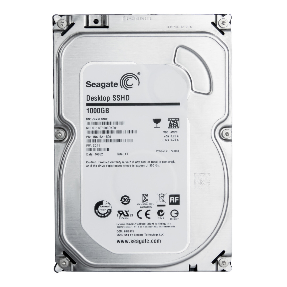 SEAGATE DESKTOP SSHD 1TB 7.2k 64MB SATA III 3.5'' ST1000DX001 ...