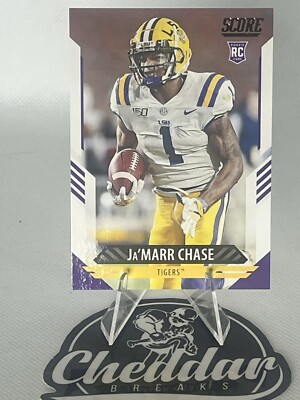 2021 Panini Score Football JaMarr Chase #325 RC Rookie - LSU/Bengals | eBay