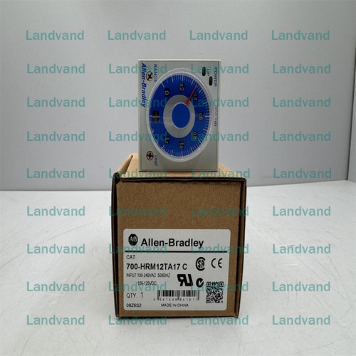 New Allen Bradley 700-HRM12TA17 On-Delay Timing Relay 100-240VAC 100 ...