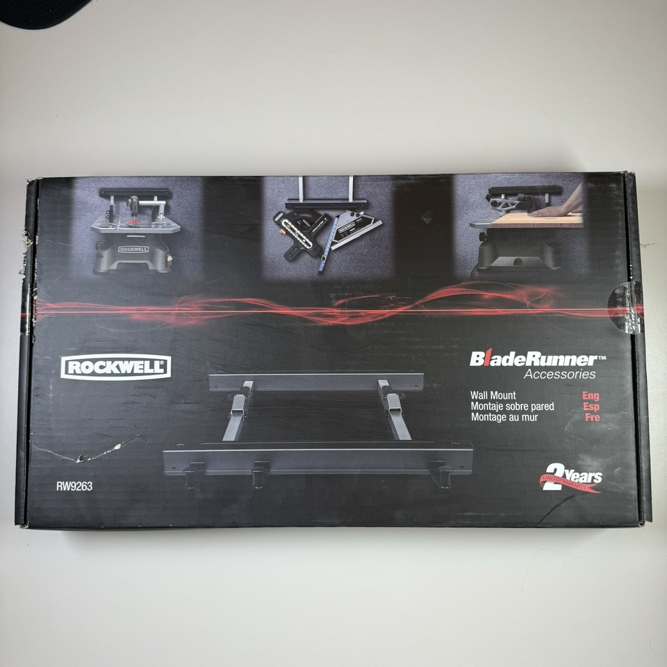 Rockwell Bladerunner Table Jig Saw Tool Miter Wall Mount Circle Frame ...