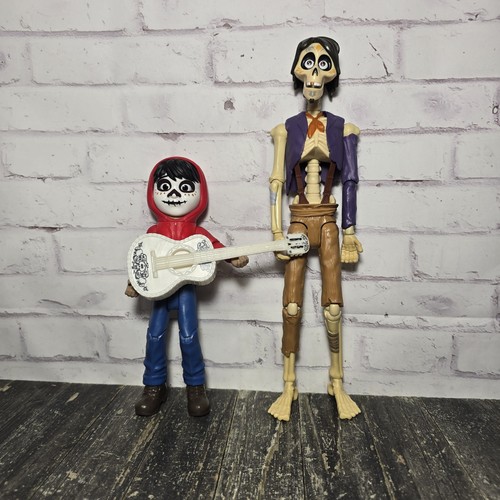 Disney Pixar's 11" Coco Hector Articulated Posable& 8” Miguel Action ...