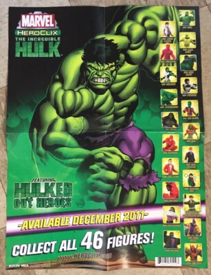 Infinity Gauntlet Incredible Hulk Double Sided Store Display 23x17 ...