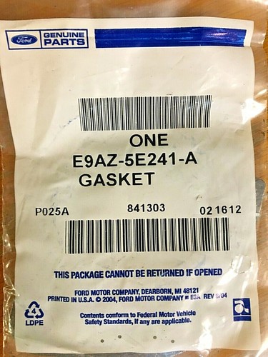 OEM FORD Gasket E9AZ-5E241-A | E9AZ5E241A | Genuine OEM | 0720163073603
