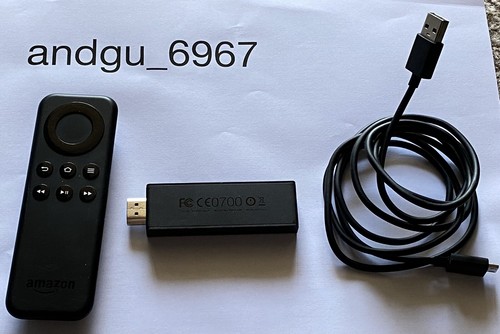 Amazon Fire Stick Model No. W87CUN 1st Gen With Remote, Cord (No Power ...