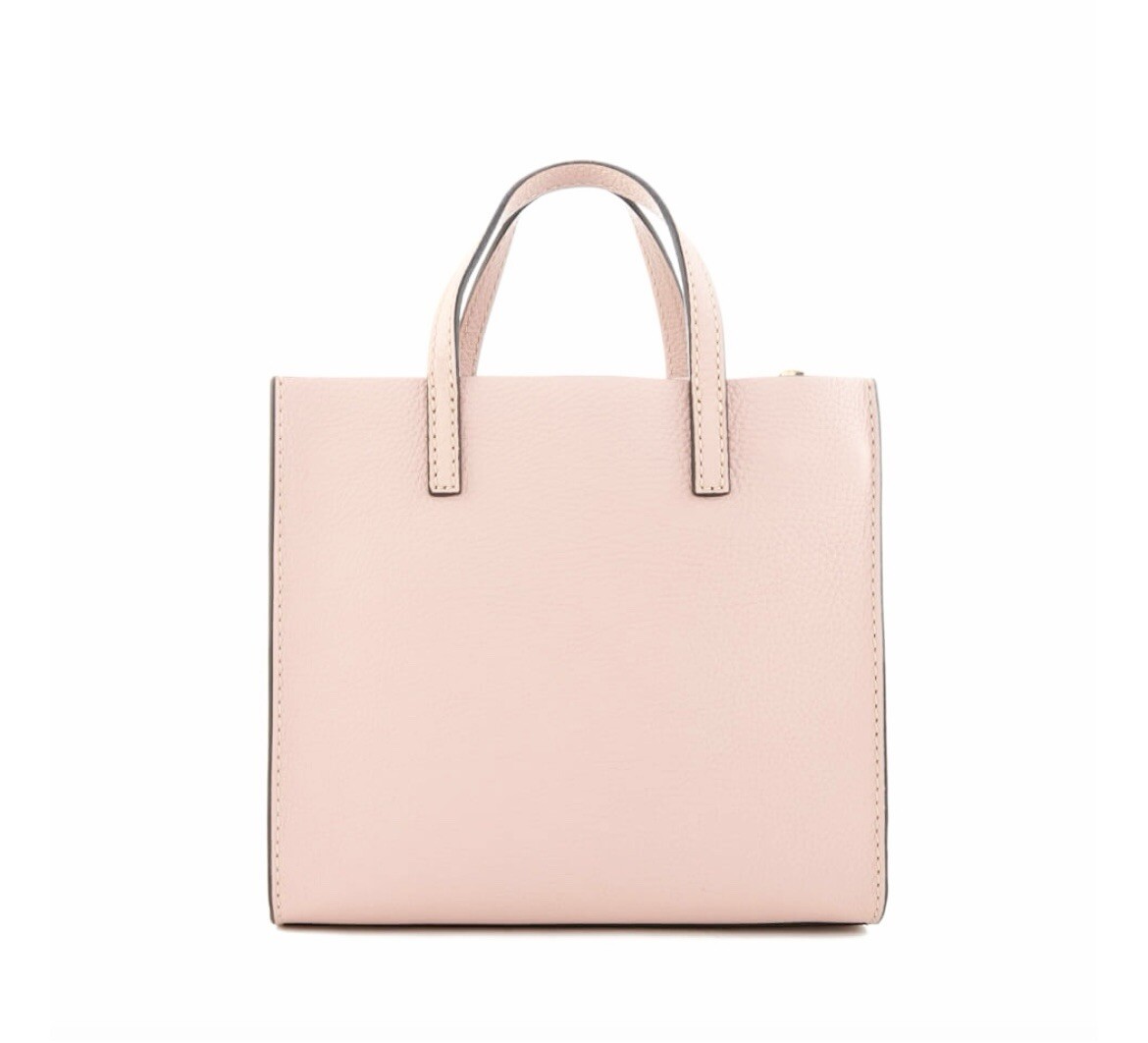 Marc Jacobs Mini Grind Coated Leather Crossbody Tote Bag Marc Jacobs Mini Grind Coated Leather Crossbody Tote Bag