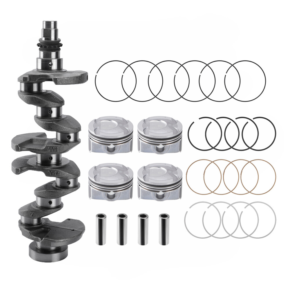 Crankshaft Connecting Rod Piston Kit For 12-17 Hyundai Kia Rio 1.6L ...
