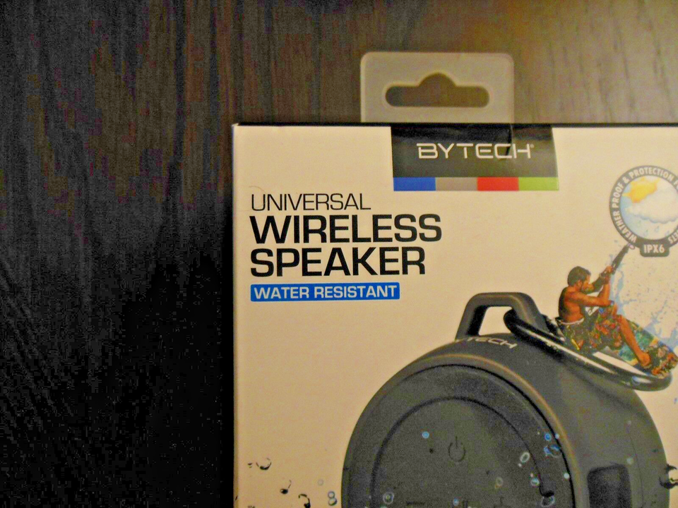BYTECH Universal Wireless Speaker Water Resistant Rechargeable *** Free ...