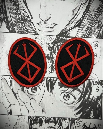 Anime Berserk Brand of Sacrifice Emblem, Iron-On Embroidered Patch ...