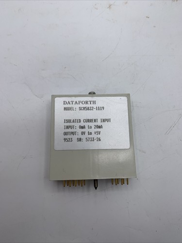 Dataforth SCM5B32-1119 Linearized Thermocouple Input Module See pics | eBay