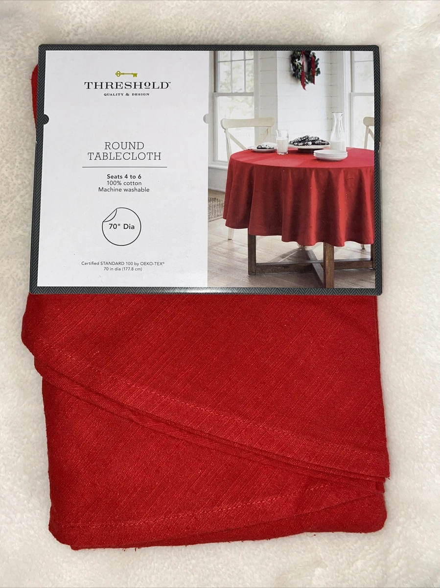 Dark Red Tablecloth