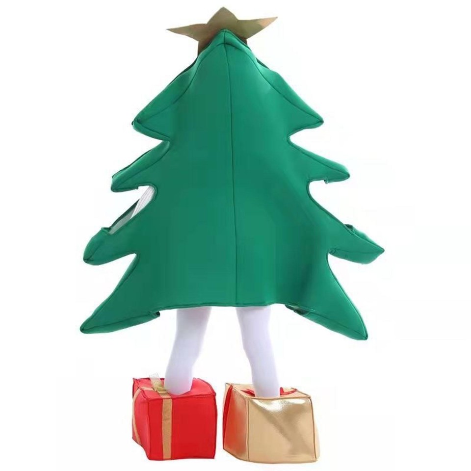 Christmas Tree Costume Cosplay Women Men Clothes for Dress up Xmas ...