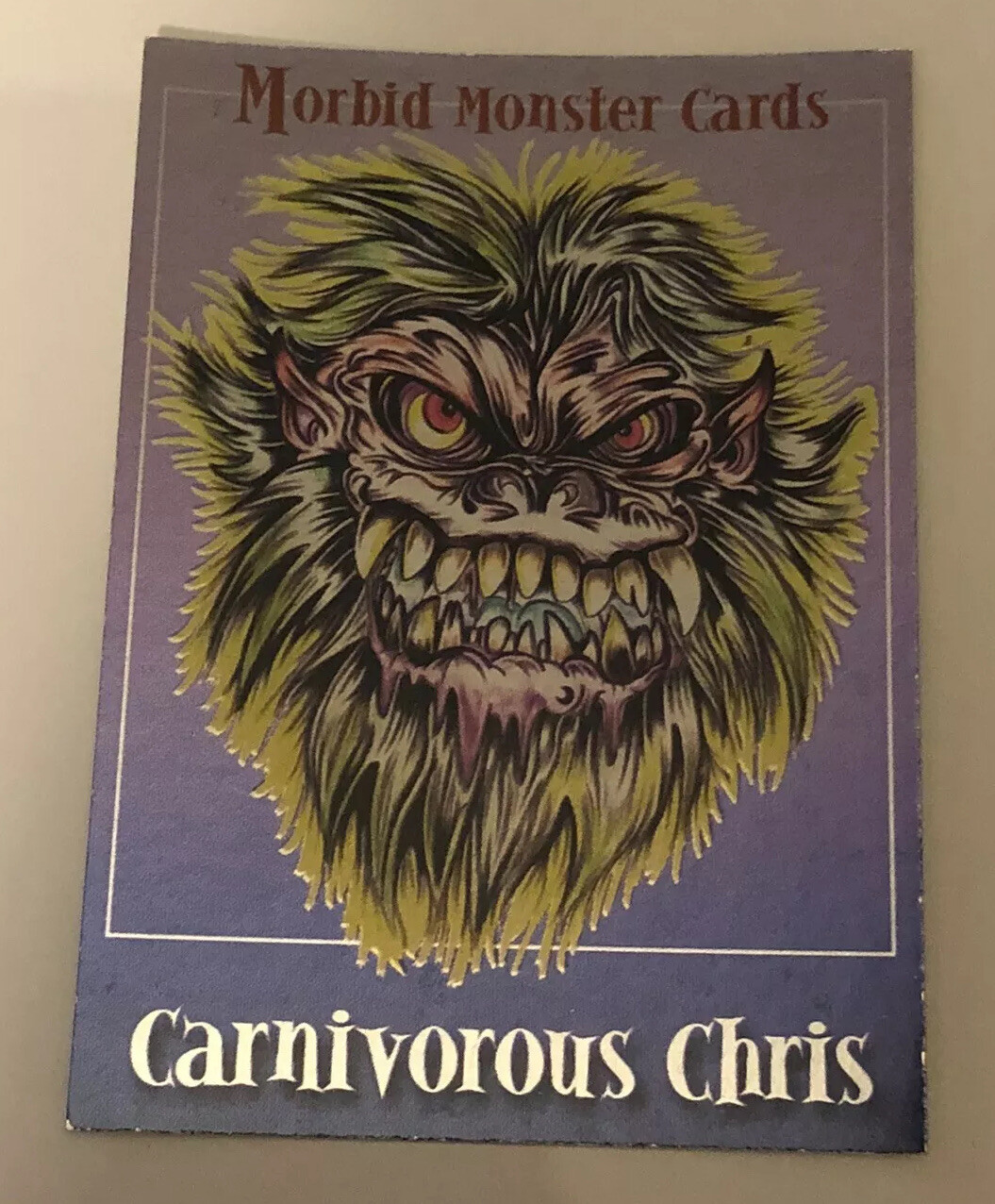 1999 Morbid Monster Cards #1 | eBay