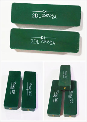 1pcs 2DL 25KV 2A high frequency high voltage silicon stack rectifier ...