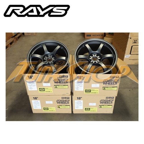 RAYS GRAMLIGHTS 57DR 18x9.5 5x114 +22 EVO 8 9 10 WRX STI GRB WHEELS GUN ...