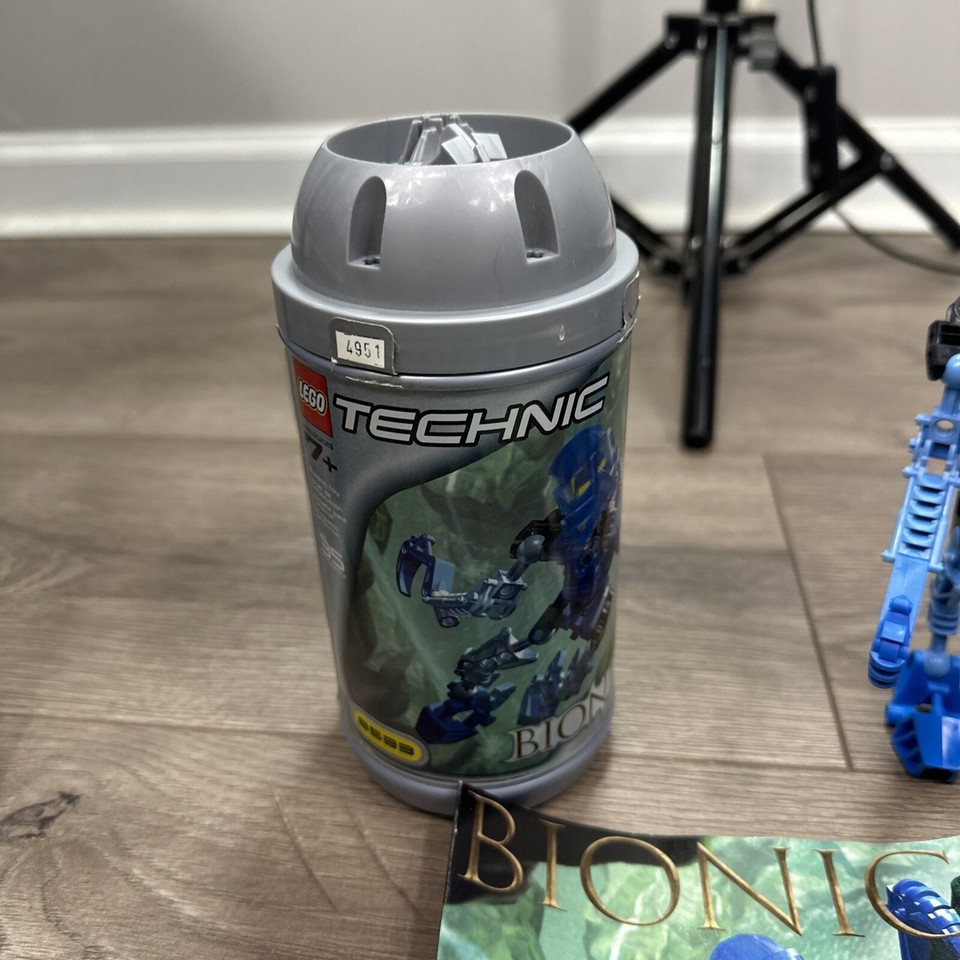 Lego Bionicle Toa Mata Gali (8533) Complete W/ Canister & Posters ...