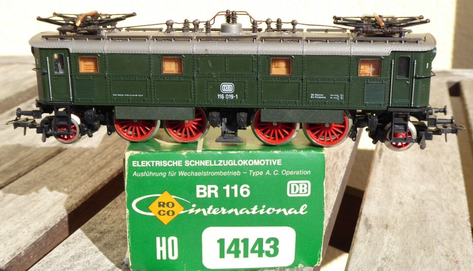 Roco 14143 H0 3-Leiter Direct Current Dc Locomotive Br 116 019-1 DB ...