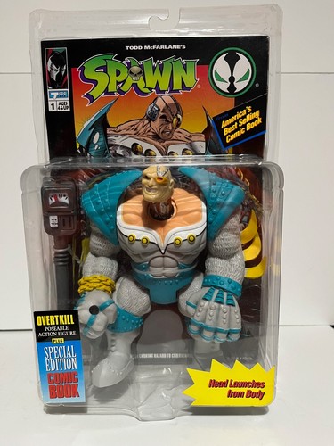 1994 Spawn Overtkill Poseable Action Figure Todd Mcfarlane Special ...