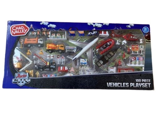 Chad Valley 100 Pieces Vehicle Playset Auto City | eBay UK