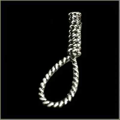 HANGMAN NOOSE VEST PIN MADE IN THE USA MOTORCYCLE BIKER JACKET PIN | eBay