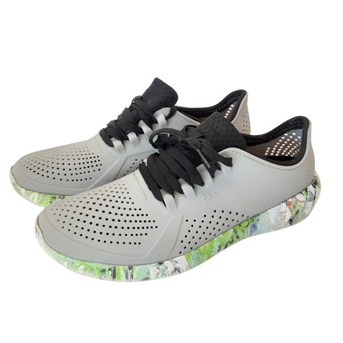 Crocs Lite Ride 360 Pacer Sneakers Gray Lace Up Mens 10 Athleisure ...