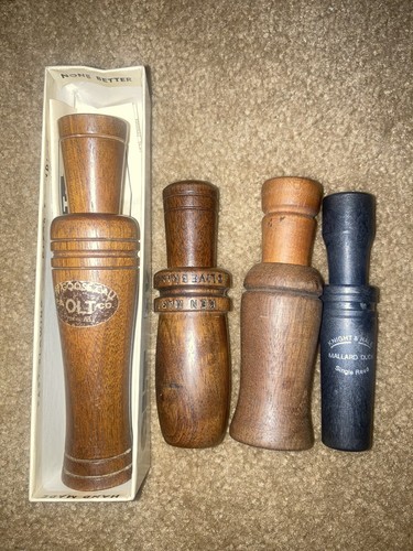 4 Duck/Goose Calls- PS OLT 77, Ken Martin, Lohman Predator, Knight ...
