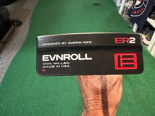 Evnroll ER2 Black putter, 34" double bend shaft, very good condition | eBay