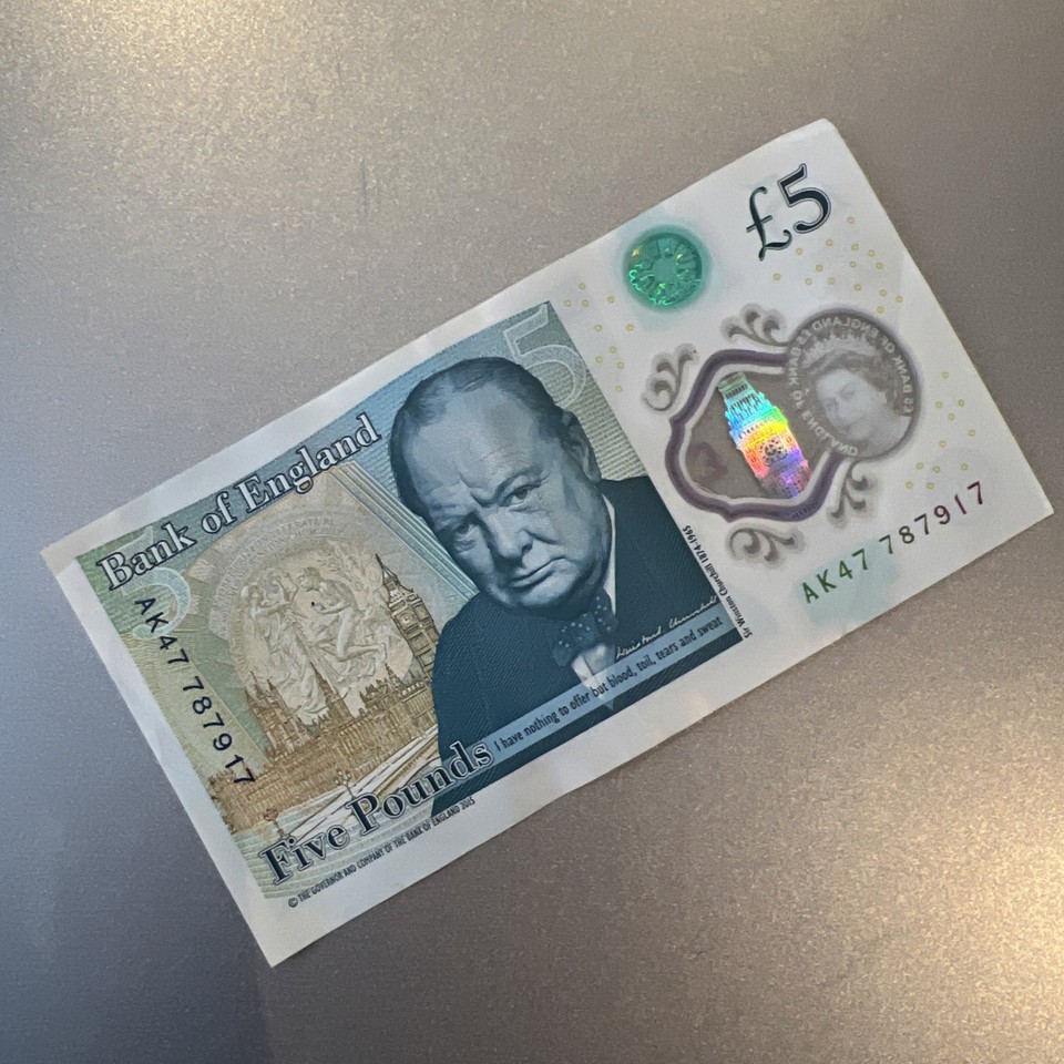 AK 47 5 Pound Note Collectible | eBay UK