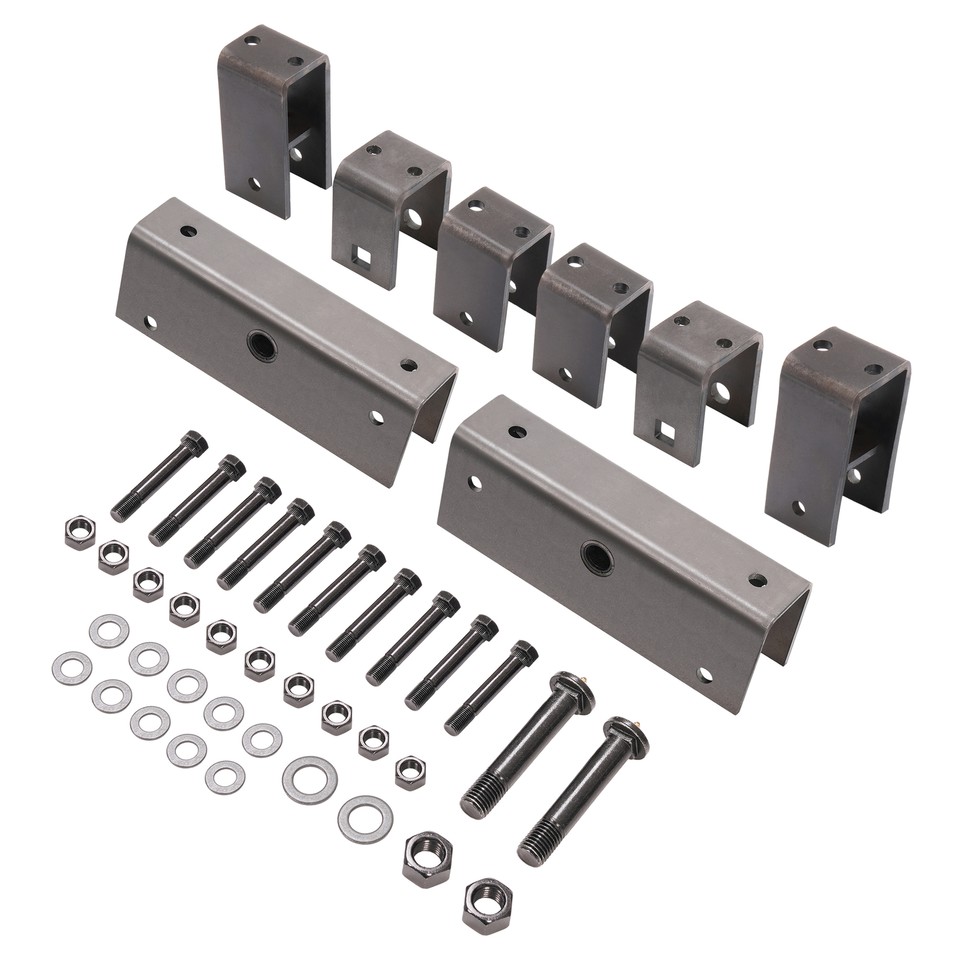 Steel Tandem Axle Slipper Spring Trailer Hanger Kit For 2" wide slipper ...