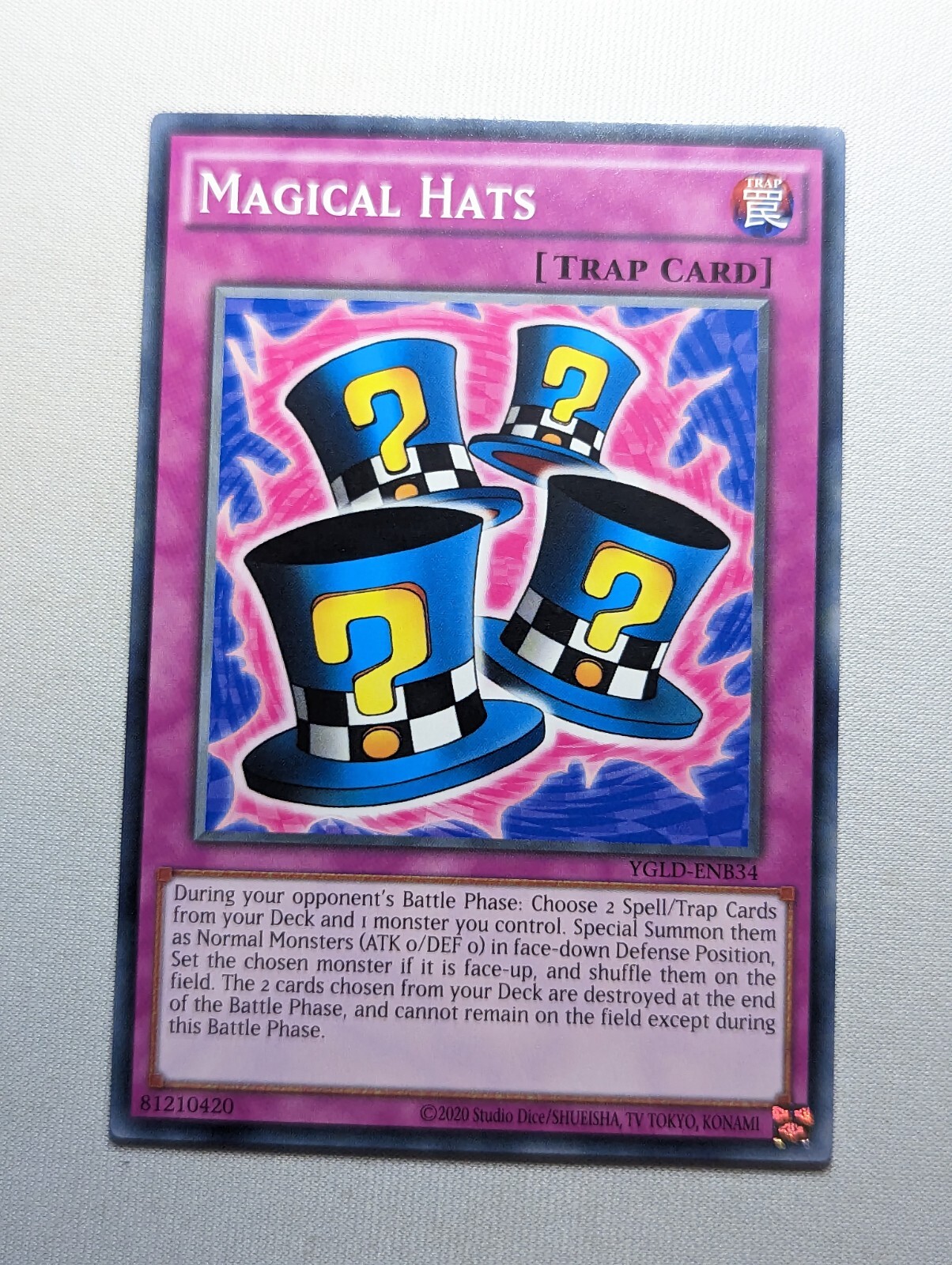 Yugioh YGLD-ENB34 Magical Hats | eBay