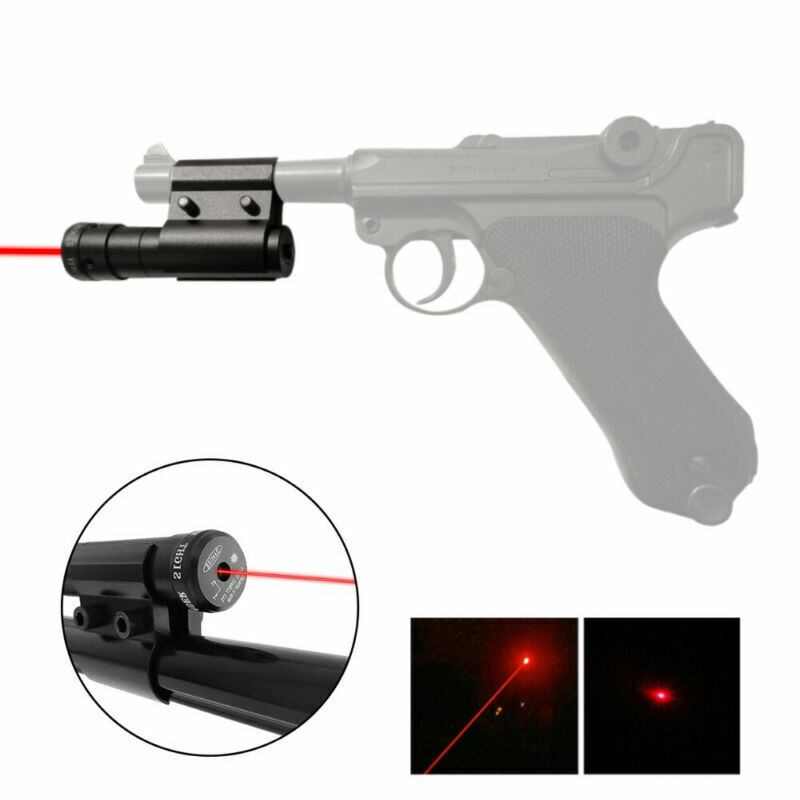 75mm Red Dot Rifle Air Gun Laser Sight Scope with Barrel Mount Hunting ...