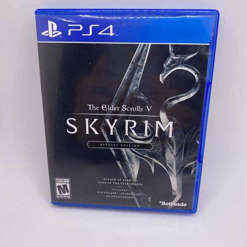 Elder Scrolls V: Skyrim Special Edition (PlayStation 4 2016) CIB W/ Map ...