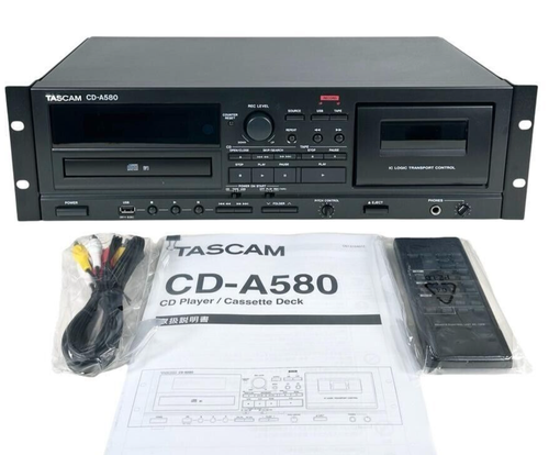 TASCAM CD-A580 Professional Cassette Recorder CD Player USB Memory ...