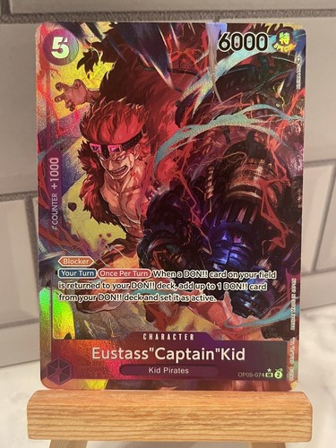 Eustass Captain Kid OP05-074 SR Alt Art Awakening Of New Era English ...