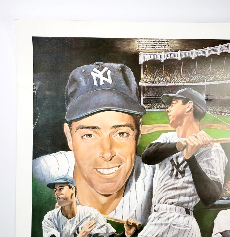 JOE DIMAGGIO SIGNED LITHOGRAPH ANGELO MARINO LE New York Yankees 18x24 ...