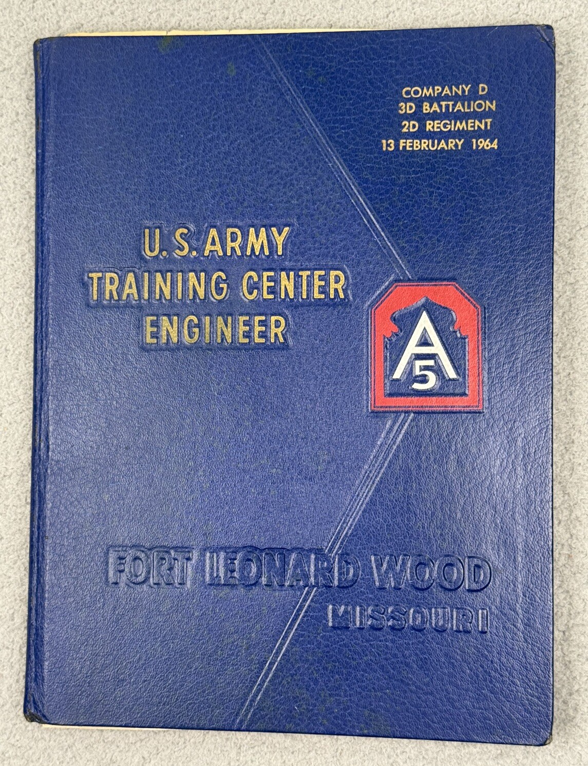US Army Training Center Engineer Yearbook Fort Leonard Wood MO 1964 ...